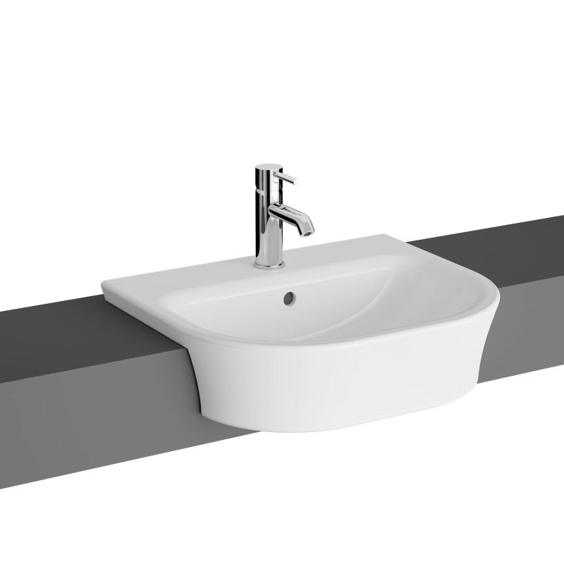 Lucia Counter Top Semi Recessed Basin - Multi Size – PlumbStore Direct