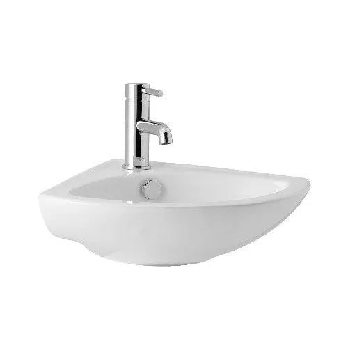 Corner Compact Basin With Tap Hole - 410mm – PlumbStore Direct Limited