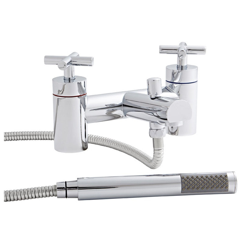 Crystal Shower Bath Mixer Tap - Chrome – PlumbStore Direct