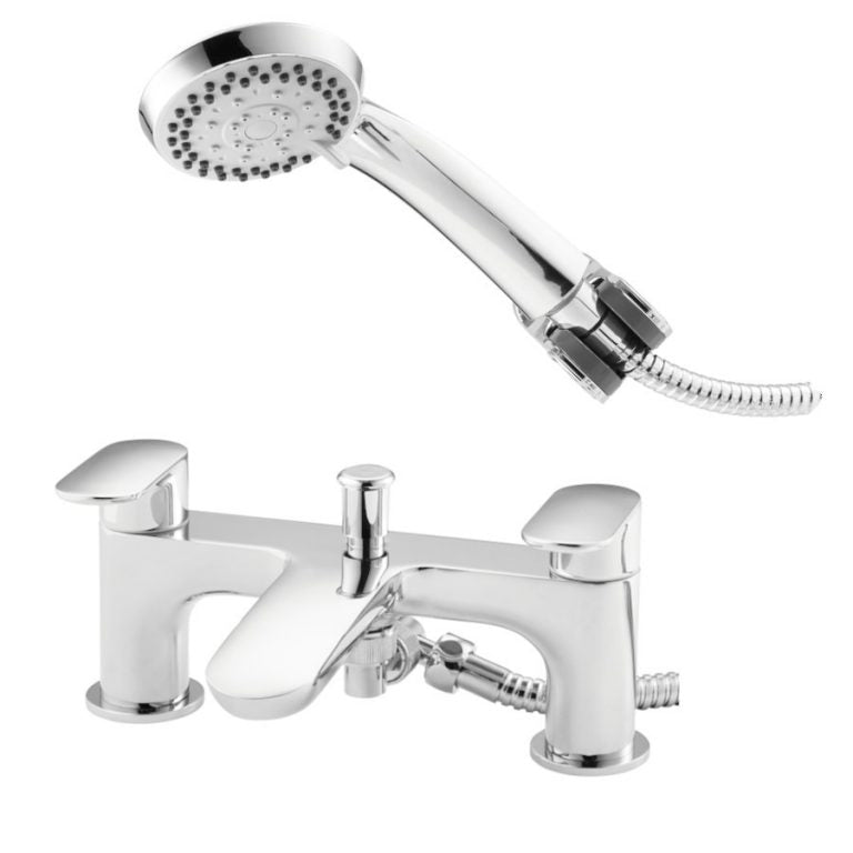 Ruby Mono Shower Bath Mixer Tap - Chrome – PlumbStore Direct Limited