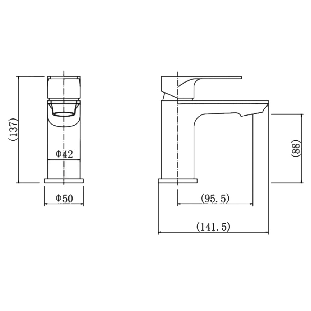 Ruby Mono Basin Mixer Tap & Click Waste - Chrome – PlumbStore Direct ...