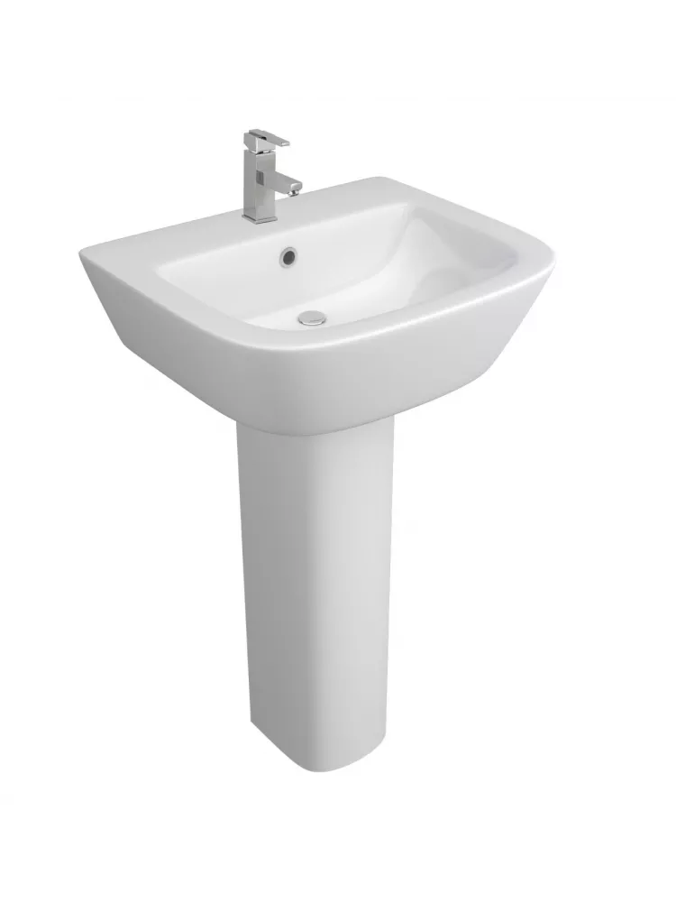 Verona Full Pedestal Basin - 530mm – PlumbStore Direct Limited