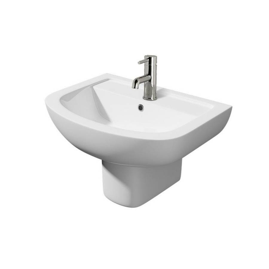 Verona Semi Pedestal Basin - 530mm – PlumbStore Direct Limited